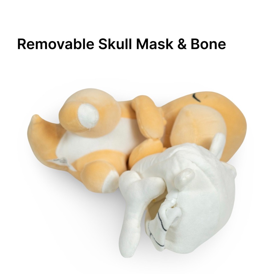 Pokemon Cubone Plush 12" With Removable Mask and Bone Cute Soft Anime ...