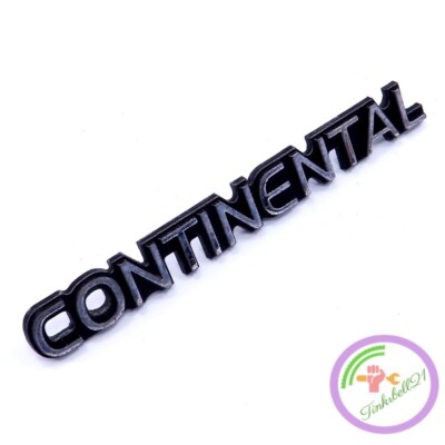 89-94 Lincoln Continental Fender Emblem Nameplate Badge OEM Script Side ...