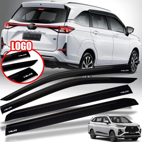 Fit Toyota Veloz SUV 22-23 Black Visor Weather Protect Guards Window ...