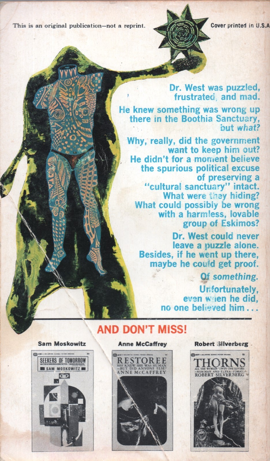 THE ESKIMO INVASION By HAYDEN HOWARD Ballantine Books PB 1967 1967 1st ...