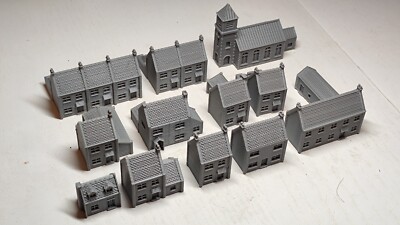 6mm Scale Table Top Wargaming European Village 2 & Papelotte Farm – 18 ...
