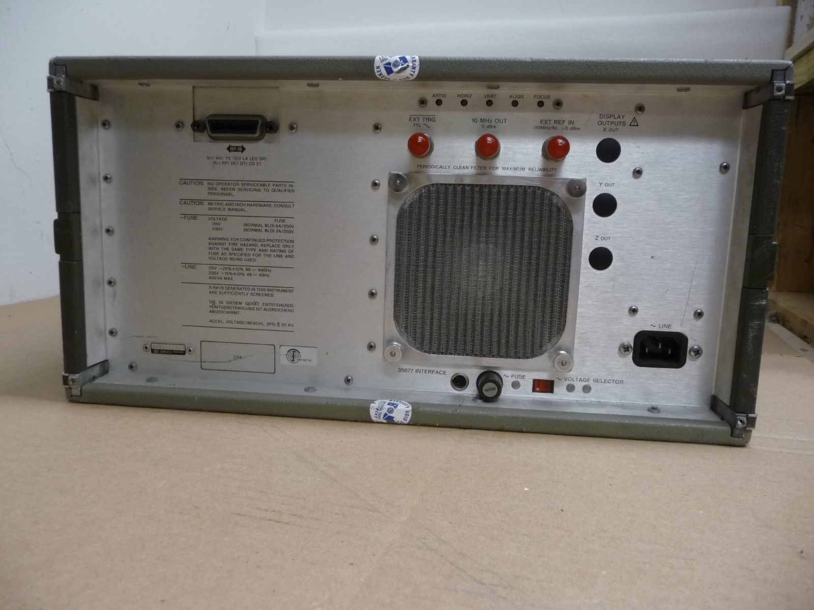 3577A HP NETWORK ANALYZER Loc PL W2 | eBay