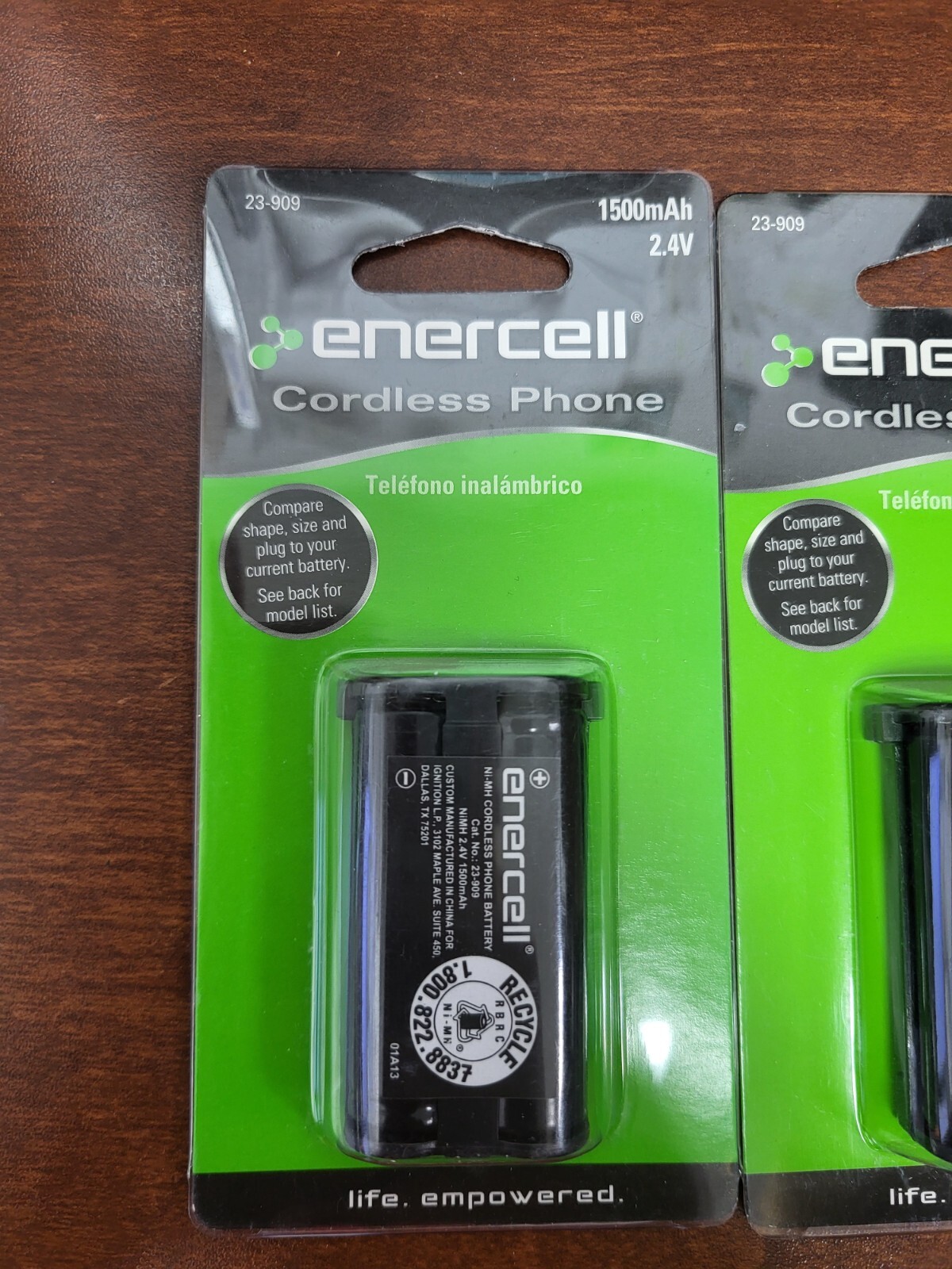 2 Pack Enercell 2.4V 1500mAh Ni-MH Cordless Phone Battery For Panasonic 23-909 | eBay