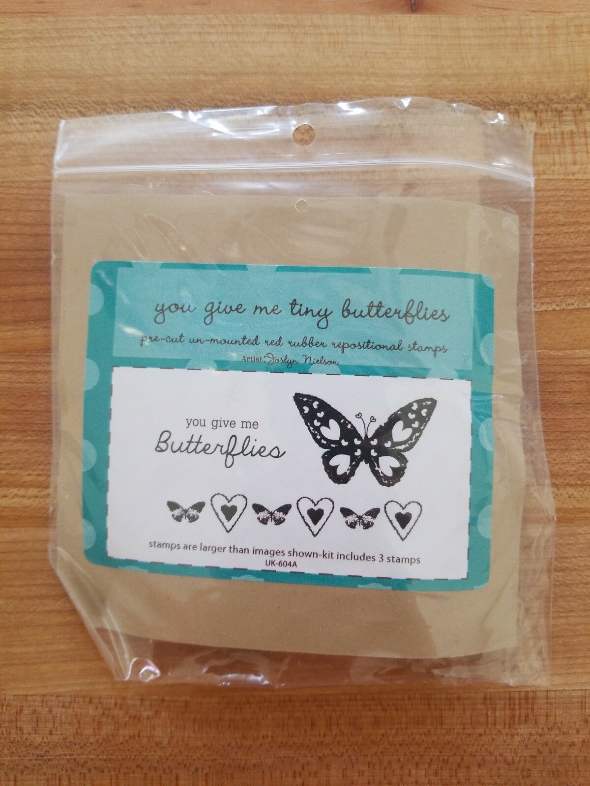 Unity Stamp Company New You Give Me Tiny Butterflies 3 Stamp Kit | eBay