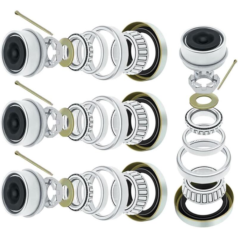 Trailer Wheel Hub Bearings Kits L44649 L68149 for 3500lb 10-19 Spindles ...