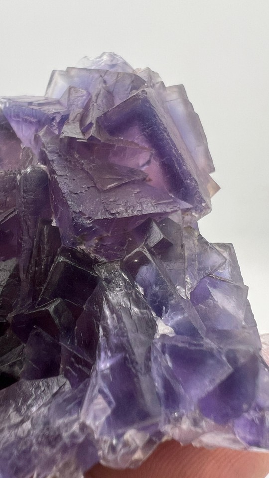 78 Gram Beautiful Purple Color Cubic Fluorite Crystal Specimen From ...
