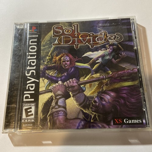 ORIGINAL AUTHENTIC PS1 PLAYSTATION XS GAMES GAME SOL DIVIDE | eBay