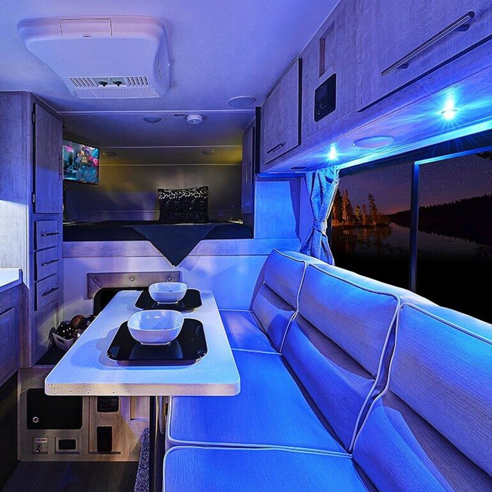 20Pcs Super Bright Blue 1156 RV Trailer 13-SMD Car LED 1141 Interior ...