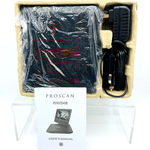 IOB Proscan Portable DVD Player with 7 inch Swivel Screen EUC Compact ...