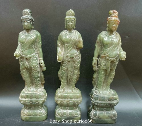 China Natural Hetian Jade Kwan-yin Guan Quan Yin Bodhisattva Buddha ...