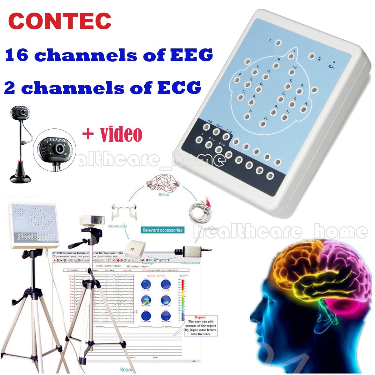 Eeg Test Machine Clarity BrainTech 24+ | 24 Channel Portable EEG
