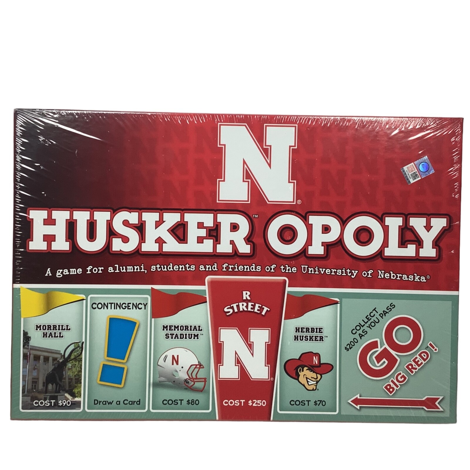 Huskeropoly Monopoly Go Big Red Nebraska NU NIB University Of Nebraska ...