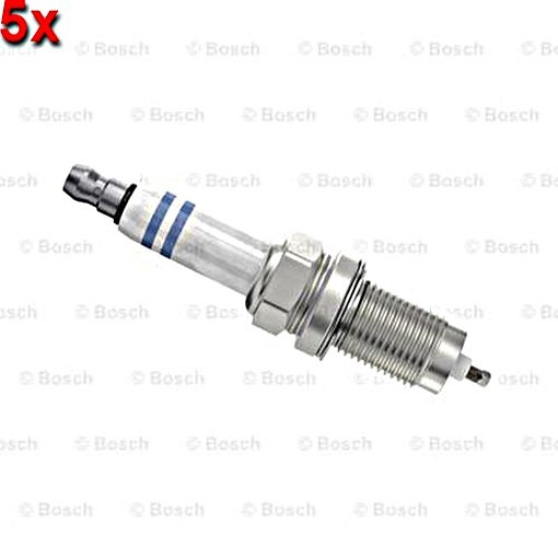 BOSCH 5x Spark Plug For JEEP Cherokee SEAT Cordoba SKODA VW Fox 84-17 ...