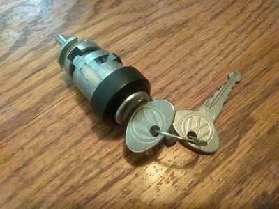 NOS Factory VW Neiman Ignition Lock Cylinder with 2 Steel Volkswagen ...