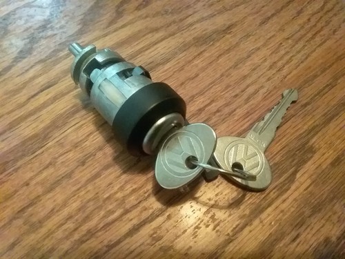 NOS Factory VW Neiman Ignition Lock Cylinder with 2 Steel Volkswagen ...
