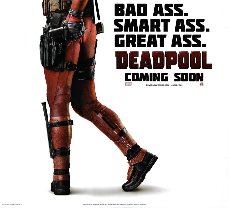 DEADPOOL 2016 Movie Poster Marvel Comics 27X40" | eBay