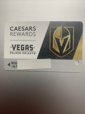 Caesars Rewards Vegas Golden Knights Card prefix 167©️2019 | eBay