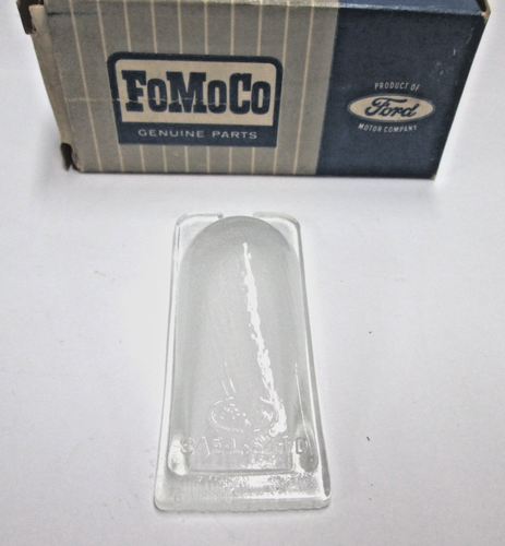 NOS 65 71 Mustang Fairlane Falcon T-Bird License Plate Lamp Lens C4AZ ...