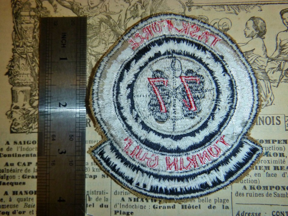 TASK FORCE 77 - 7th Fleet Patch - VF-111 - Tonkin Gulf - Vietnam War ...