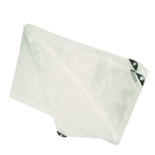 Clear Polyethylene Tarp 8' x 10' Cut Size Transparent Waterproof Heat ...