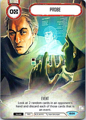 Star Wars Destiny Promo Full Art Card #26 Probe | eBay