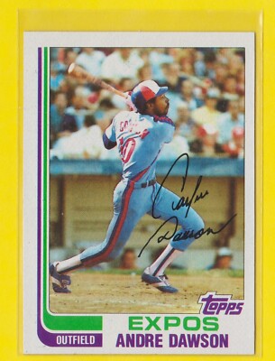 1982 Topps Andre Dawson Montreal Expos #540 FREE SHIPPING | eBay