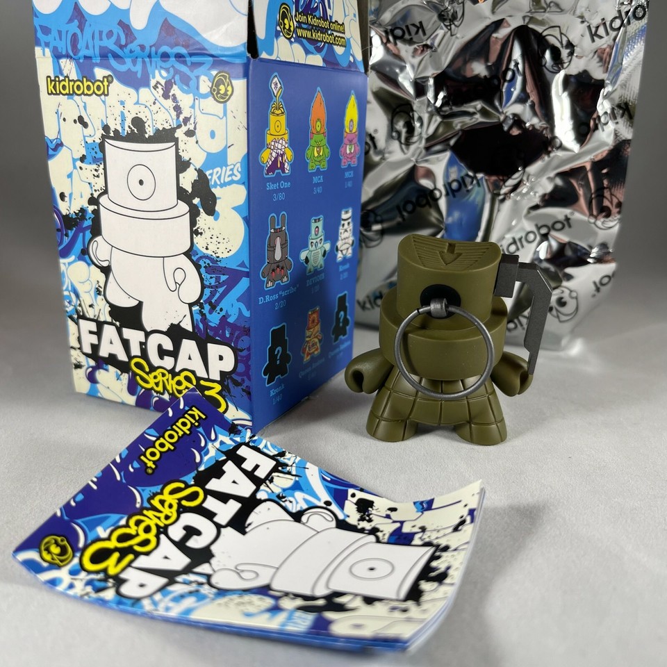 Kidrobot FATCAP 3" Series 3 - Chases - Vinyl Figures - Choice Lot | eBay