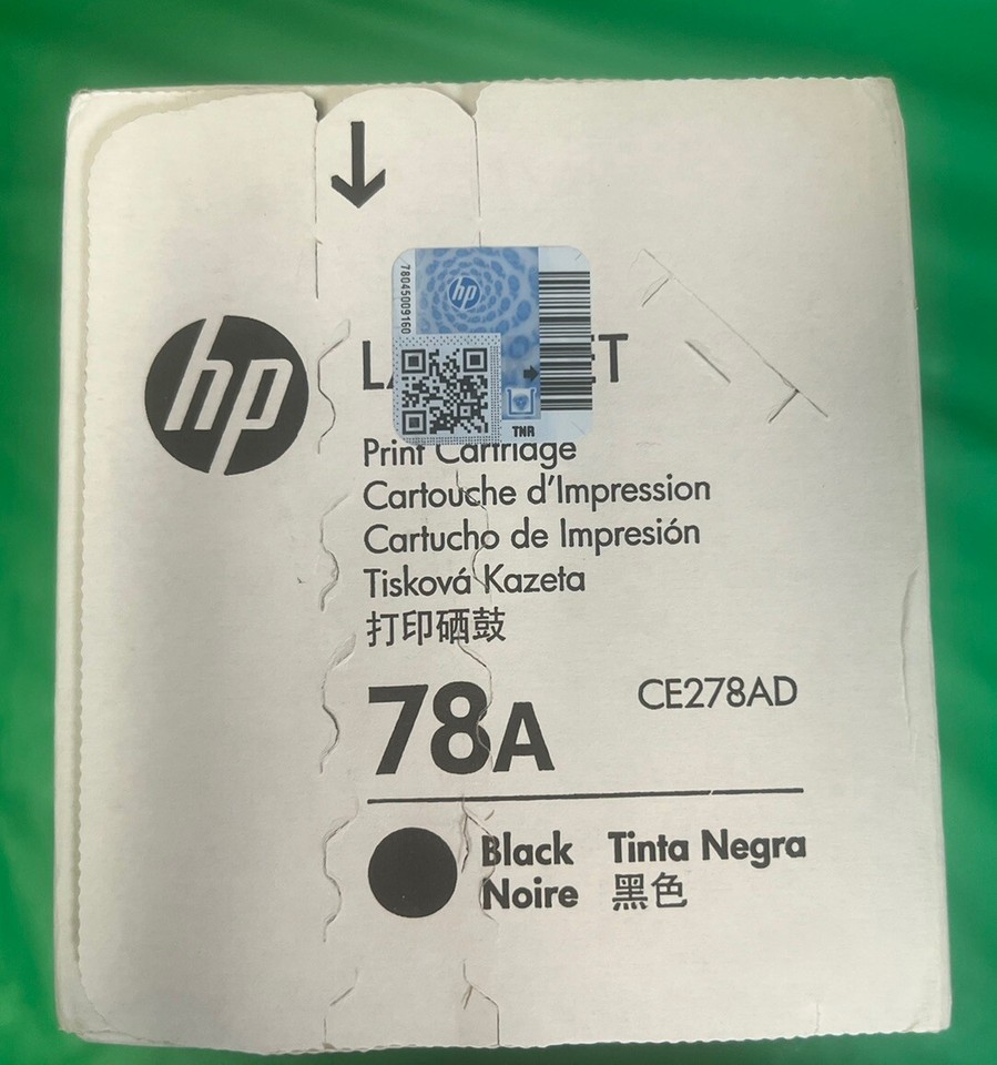 HP Laser Jet CE 278A. 78 A Toner Original Black | eBay