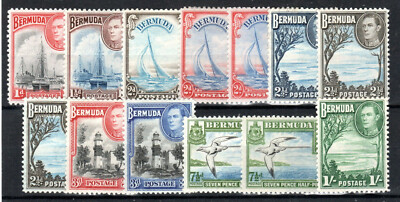 Bermuda 1938-52 set to 1s + shades SG 110-15 MH | eBay