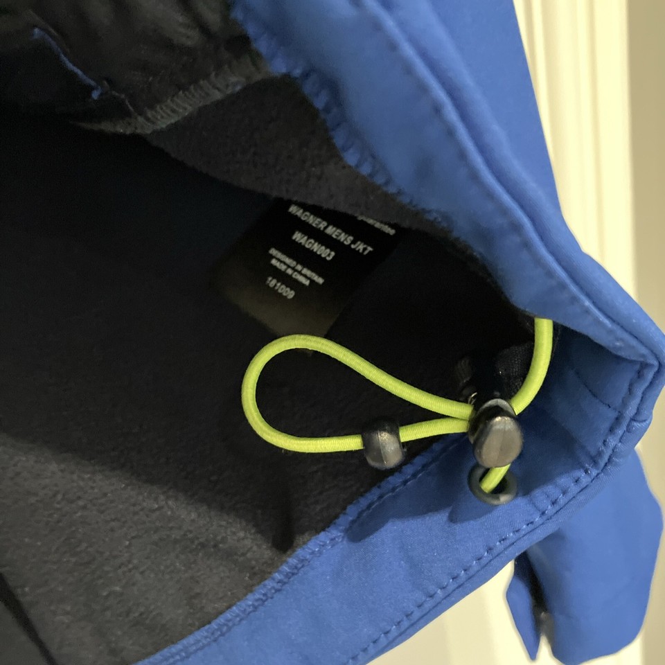 ms TOG 24 ALL TERRAIN JACKET M Blue Fleece Long Sleeves Zip Pockets Adj ...