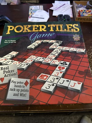 Poker Tiles Board Game MasterPieces Puzzle Co. 2005 | eBay
