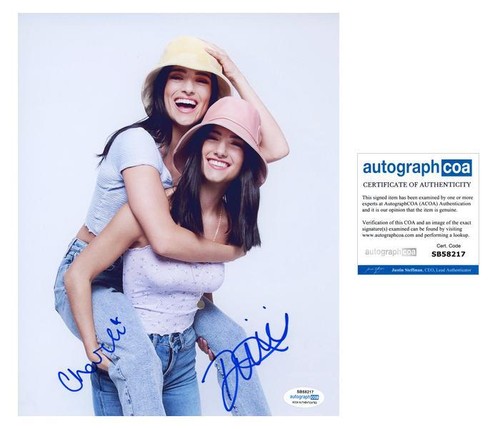 Charli & Dixie D'Amelio AUTOGRAPHS Signed TikTok Stars 8x10 Photo ACOA ...