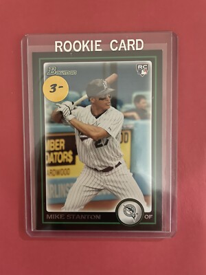 MIKE STANTON 2010 Bowman RC Rookie Card #BDP30 Marlins - Sharp | eBay