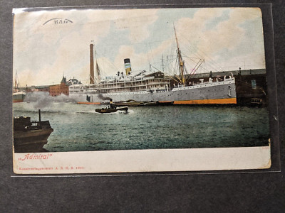 Steamer SS ADMIRAL Naval 1991 Postcard w/ note SAVANNAH, GA to ...