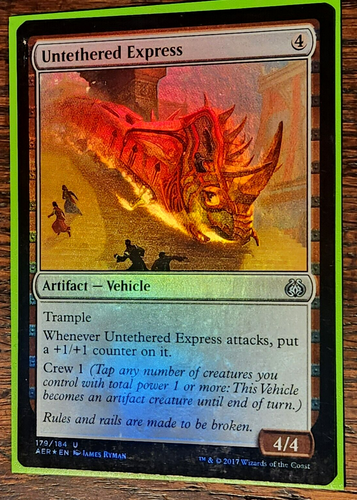 Untethered Express x1 FOIL Aether Revolt EX MTG + *BONUS* + Fast/Free ...