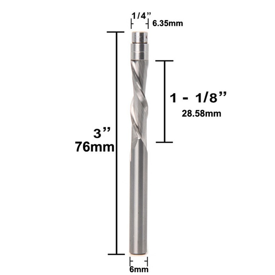 Flush Trim Bits Router Bit 3" Down Cutter/up Cutter Router Bit For ...