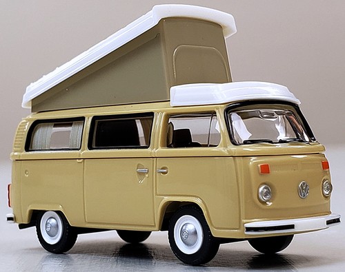 WIKING NEW HO 1/87 scale Volkswagen VW T2b Westfalia Camper Bus in Tan ...