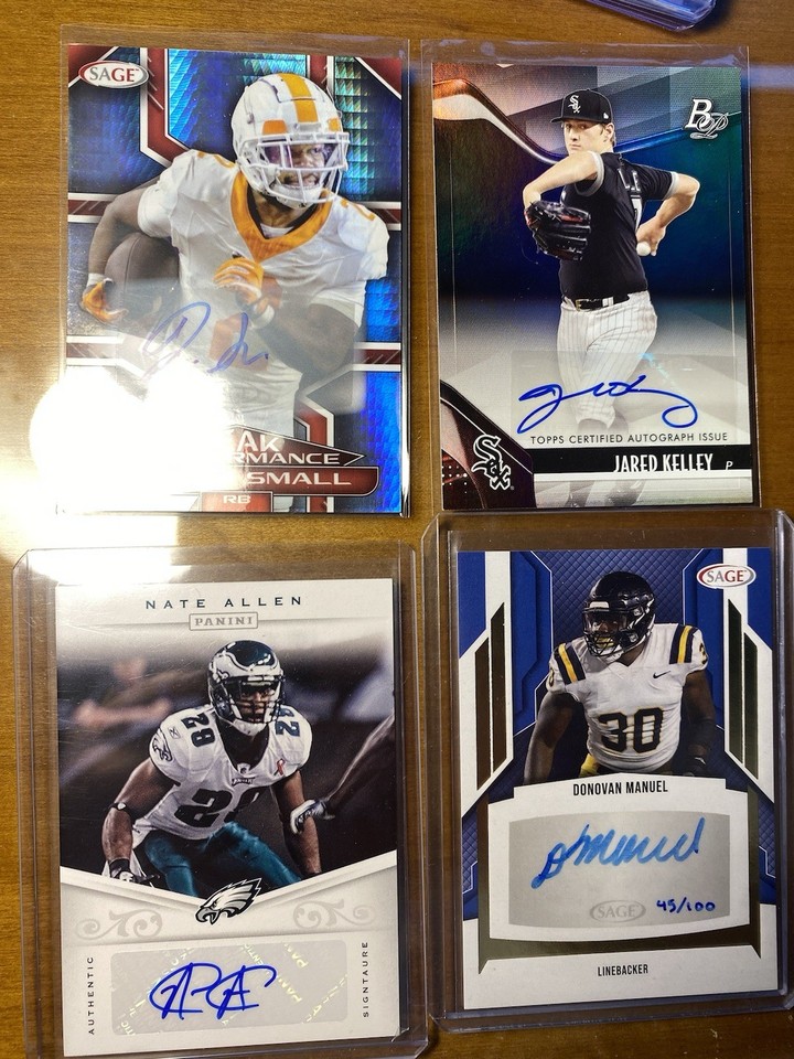 16 Card Sports Card Autograph And Relic Lot, NFL, NBA, MLB,NHL | eBay