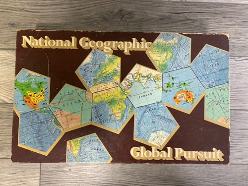 National Geographic Global Pursuit Geography Vintage Board Game 1987 ...