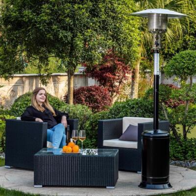 47000 BTU Portable Patio Heater, Outdoor Propane Table Top Heater ...