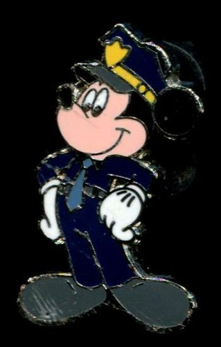 Mickey Mouse Professions Set Police Security Officer Disney Pin 87975 ...