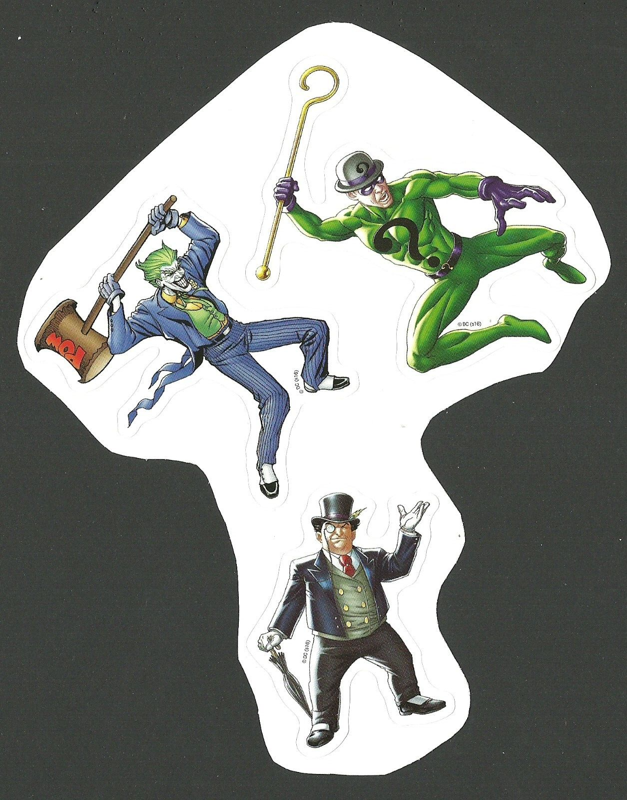 Justice League Batman Villains The Joker Riddler Penguin DC Comics ...