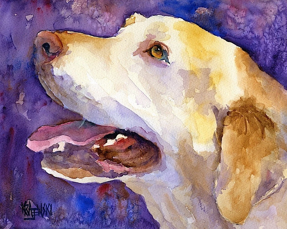Colorful Lab Paintings
