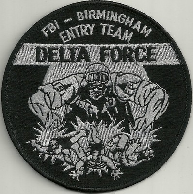 FBI DELTA FORCE SWAT ALABAMA Entry Team Police Patch SEK Polizei ...