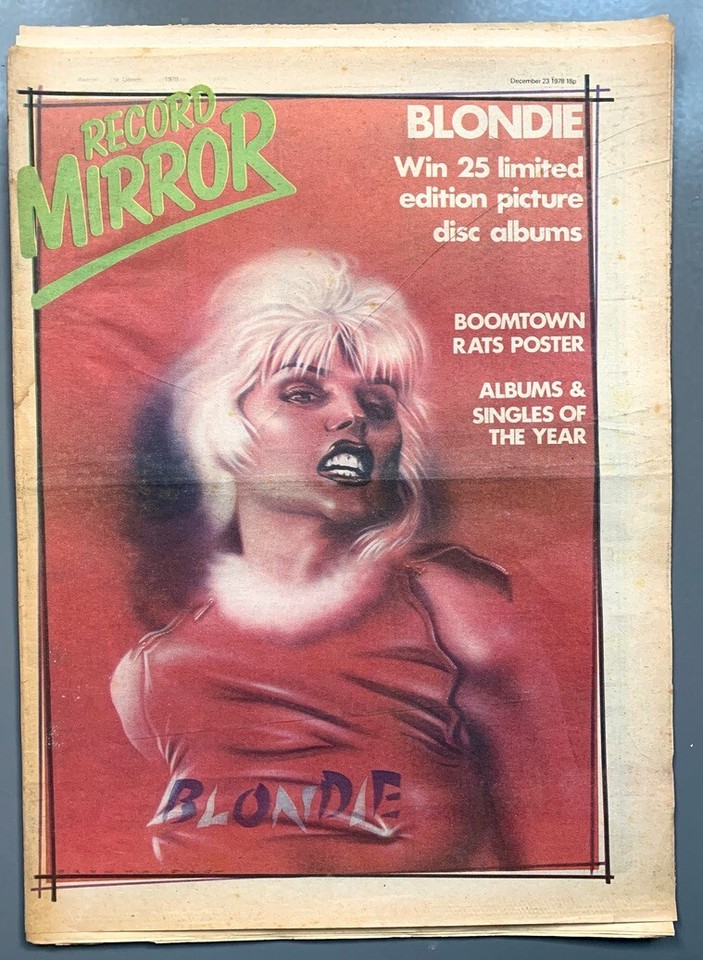 1978 MAGAZINE BOOMTOWN RATS CHRISTMAS POSTER X-RAY SPEX KATE BUSH DEVO ...