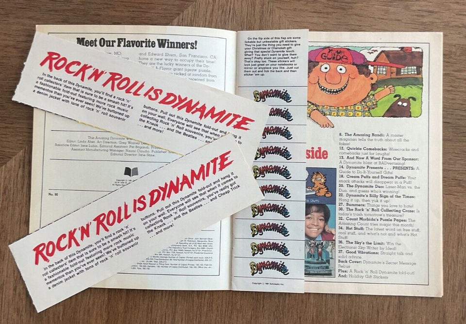 VINTAGE 1981 DYNAMITE MAGAZINE VOL.5 #5 | eBay