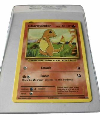 Charmander Pokemon card - 2016 9/108. Basic. Near Mint Condition | eBay