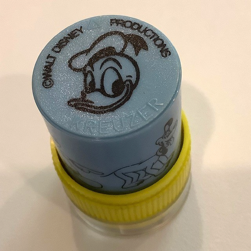 VINTAGE WALT DISNEY DONALD DUCK ROUND STAMP STAMPER 1.5" X 1" | eBay
