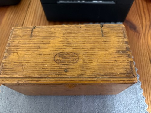 Vintage 1889 Patent- Singer Sewing Machine Wood Puzzle Box With ...