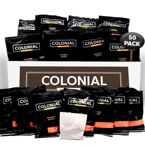 Colonial In-Room Decaf Ground Coffee Filter Packs for Hotel Rooms ...